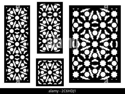 Cnc decorative pattern, jali design, interior element. Islamic , arabic ...