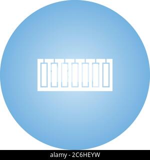 Unique Piano Keys Vector Glyph Icon Stock Vector Image & Art - Alamy
