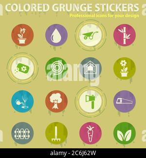 Grunge icon - Water drop Stock Vector Image & Art - Alamy