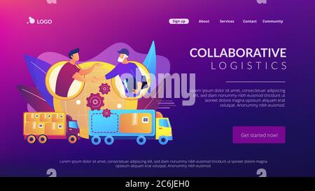 Collaborative logistics concept vector illustration Stock Vector Image & Art - Alamy