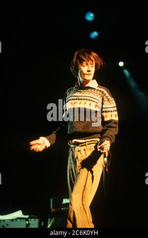 JARVIS COCKER, PULP, 2001: Jarvis Cocker of Pulp band playing live at Homelands Festival in ...