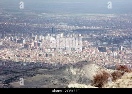 view of konya city from the hills Stock Photo - Alamy