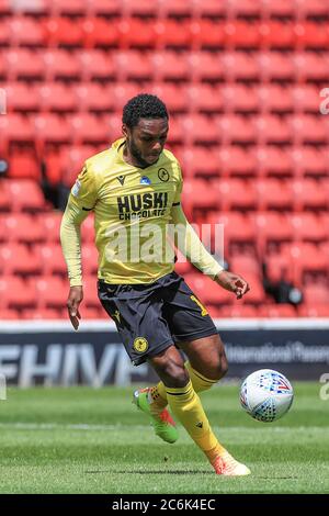 Mahlon Romeo #12 of Millwall during the game Stock Photo - Alamy
