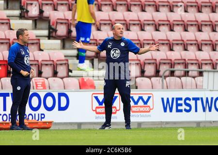 Wigan Athletic manager Paul Cook before the FA Cup, third round match ...