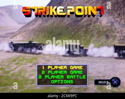 Strike Point - Sony Playstation 1 PS1 PSX - Editorial use only Stock ...