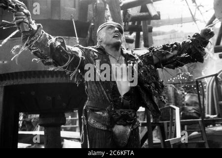 DENNIS HOPPER in WATERWORLD (1995), directed by KEVIN REYNOLDS. Credit ...