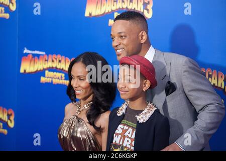 Willow Smith, New York Premiere of Dreamworks Animation's Madagascar 3 ...