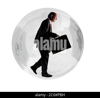 Composite image of virus background Stock Photo - Alamy