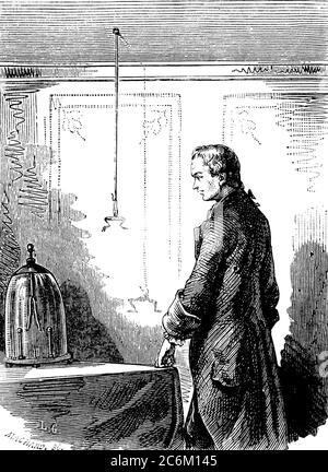 1780 c, ITALY : The celebrated Italian physician , anatomist and ...