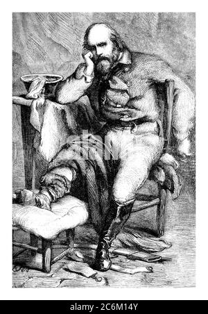 “Giuseppe Garibaldi (1807-1882) after the battle of Morazzone on 5 ...