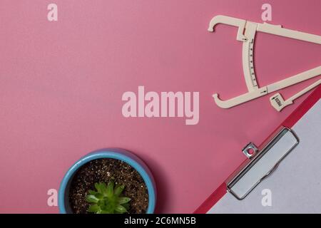 Close up of a tame measurement and body fat caliper Stock Photo - Alamy