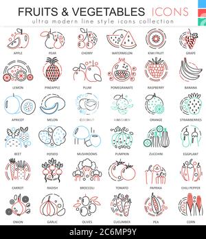 Cabbage color line icon. Natural vegetable Stock Vector Image & Art - Alamy