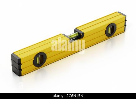 Water level isolated on white background. 3D illustration Stock Photo ...