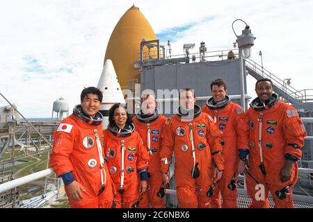 The STS-87 crew participates in Terminal Countdown Demonstration Test ...