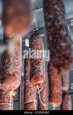 salami, a product of the Italian tradition Stock Photo - Alamy