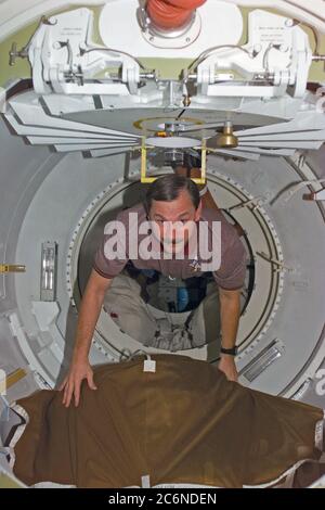 (2 Nov. 1998) --- Astronaut Curtis L. Brown, STS-95 commander, during ...