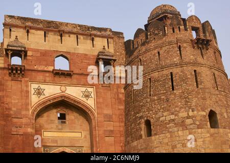 The Purana Qila in Delhi, India. It was the citadel of Dina-panah, the ...