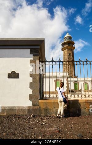 Punta Orchilla Lighthouse at El Hierro island (Canary Islands, Spain ...