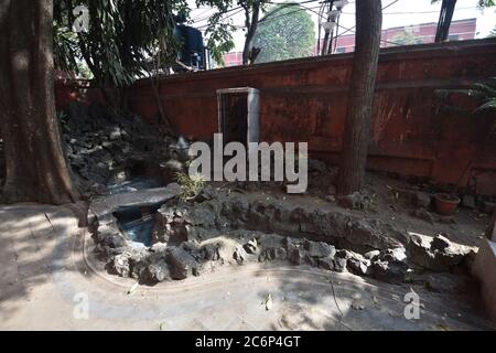 Rock Garden of Acharya Bhaban (built in 1902). Residence of Sir ...