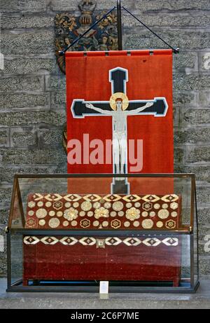 The shrine of St. Birgitta in the Abbey Church, Vadstena. The Birgitta ...