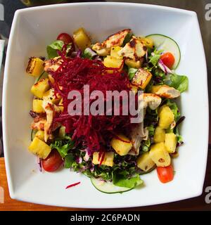 Vegetable salad on Costa Rica, Central America Stock Photo - Alamy