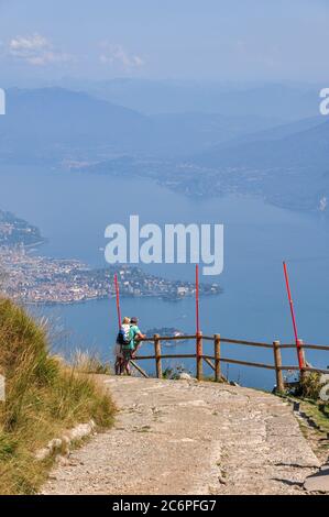 Italy, view from Mottarone Stock Photo - Alamy
