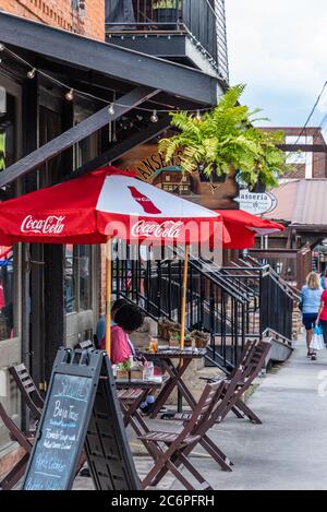 Downtown Blue Ridge, Georgia. (USA Stock Photo - Alamy
