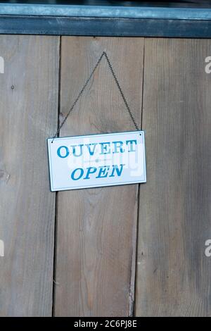 OUVERT OPEN FRANCE FRENCH CONCEPT TRICOLOUR FLAG SILVER METAL WEIGHT ...