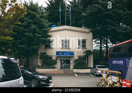 Police Car Busan South Korea Stock Photo - Alamy