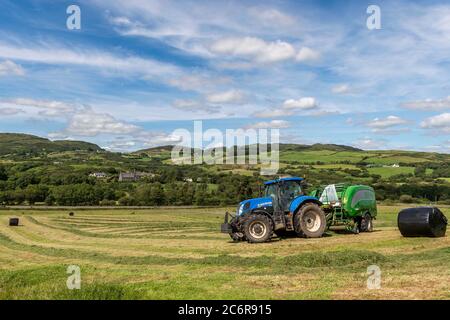 Silage Making, Near Bantry, County Cork, Ireland Stock Photo - Alamy