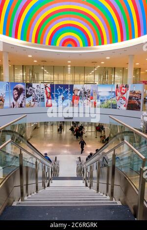 Interior of Pearson International Airport , Toronto, Ontario, Canada ...