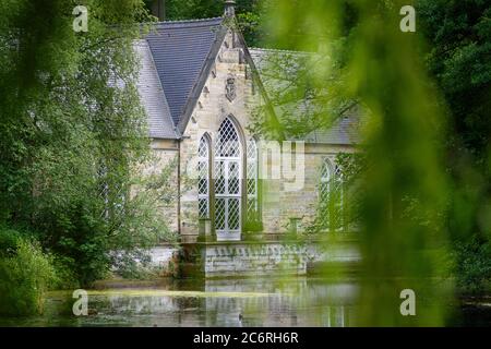 Harbke, Germany. 07th July, 2020. The ruins of Harbke Castle. In the ...