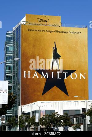 Hamilton on Disney plus streaming service Stock Photo - Alamy