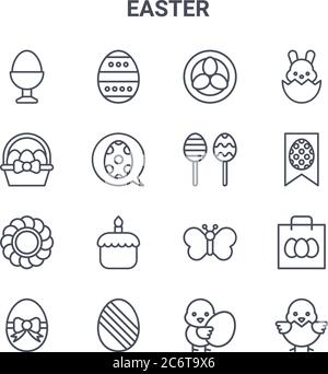 Eggs in the nest icons set Stock Vector Image & Art - Alamy