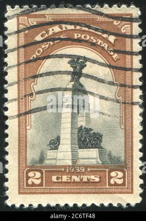 CANADA - CIRCA 1939: stamp printed by Canada, shows Princess Elizabeth ...