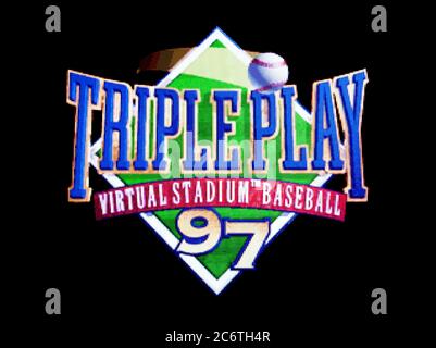 Triple Play Baseball - Sony Playstation 1 PS1 PSX - Editorial use only ...