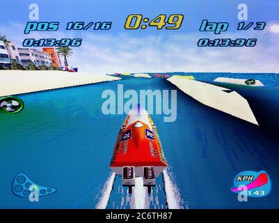 Racing - Sony Playstation 1 PS1 PSX - Editorial use only Stock Photo ...