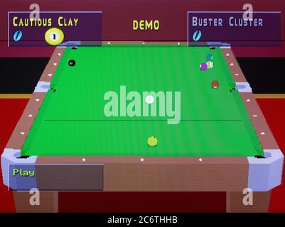 Virtual Pool 3 - Sony Playstation 1 PS1 PSX - Editorial use only Stock ...