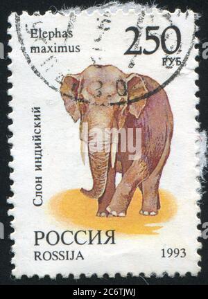 RUSSIA - CIRCA 1993: a stamp printed in the Russia shows Prevention of ...