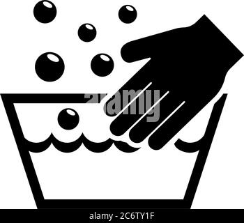 Handwash Simple vector icon Stock Vector Image & Art - Alamy