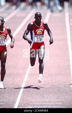 Carol Lewis (USA) competing at the 1992 US Olympic Track and Field Team ...