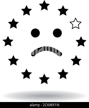 Cartoon of Brexit, Britain or United Kingdom or UK is Leaving European ...