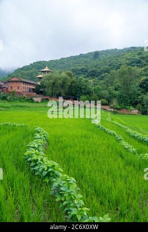 Chandeshwori goddess temple from Banepa, Nepal Stock Photo - Alamy