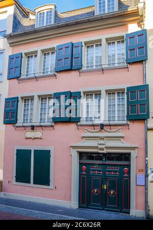 Beethoven house, Bonn, Germany, the birthplace of Ludwig van Stock ...