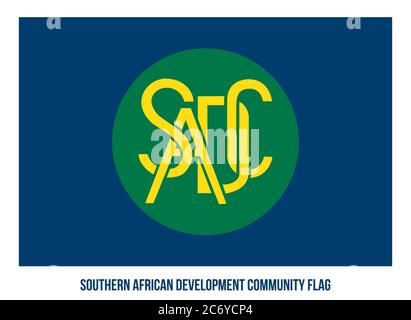 Flag of Southern African Development Community, SADC Stock Vector Image ...