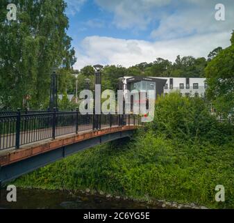 The Interchange building Galashiels. Bus station and train station ...