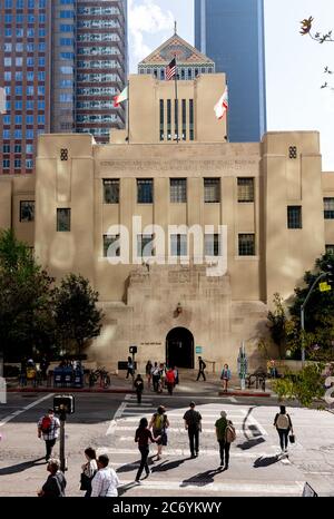 Los Angeles Central Library, Los Angeles, California, USA Stock Photo ...