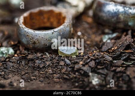 pile of rust with spanners Stock Photo - Alamy