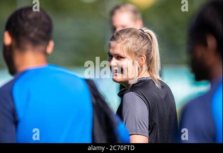 Lotte, Germany. 13th July, 2020. Soccer, Regionalliga - West: Imke ...