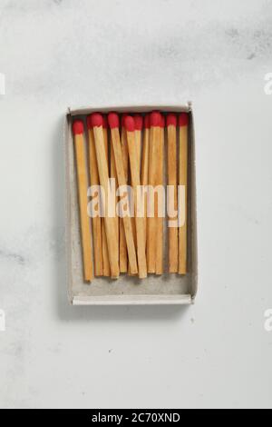 top view matchbox on white with clipping path Stock Photo - Alamy